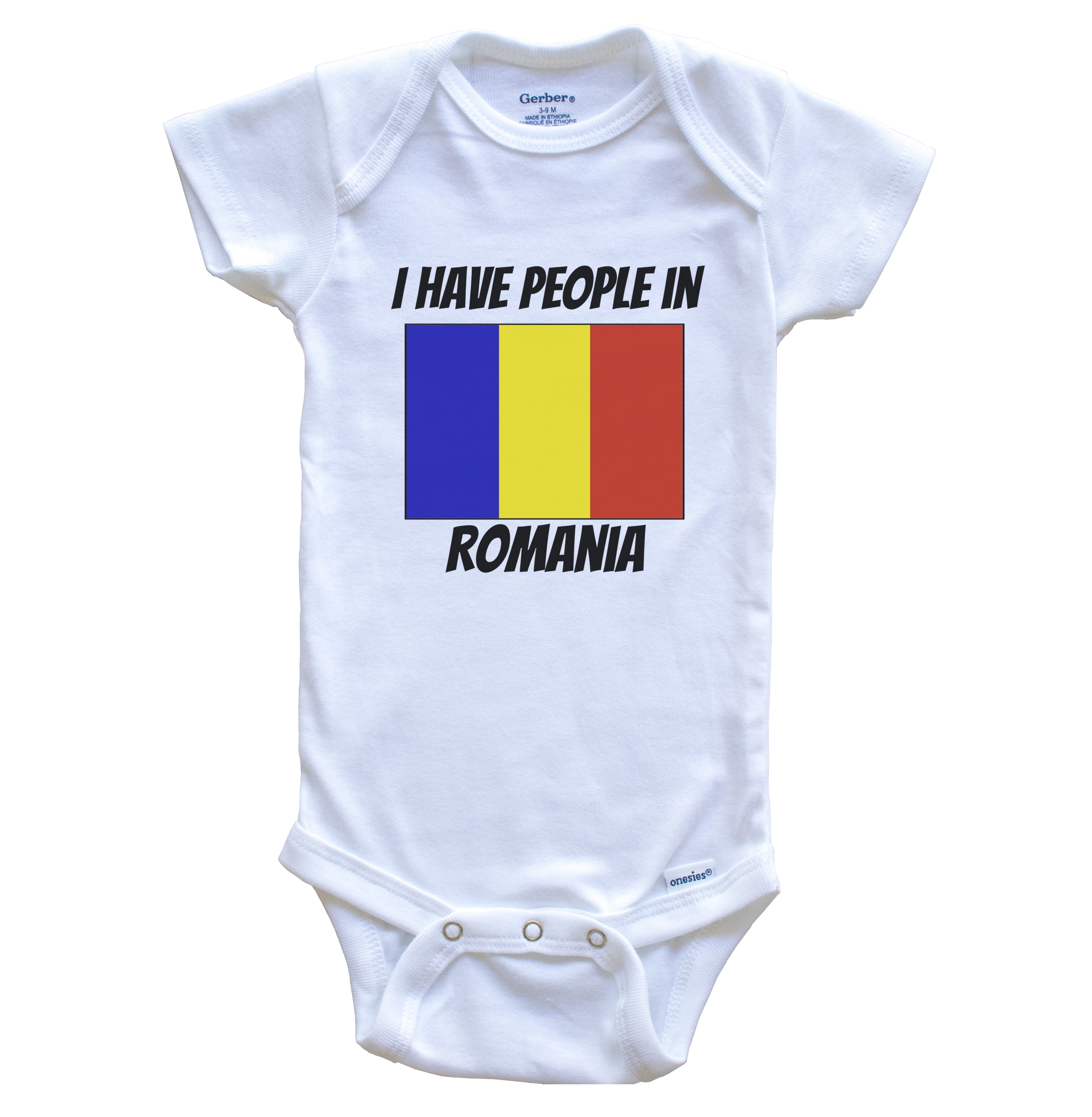 Romanian Flag I Have People In Romania Baby Bodysuit – Really Awesome ...