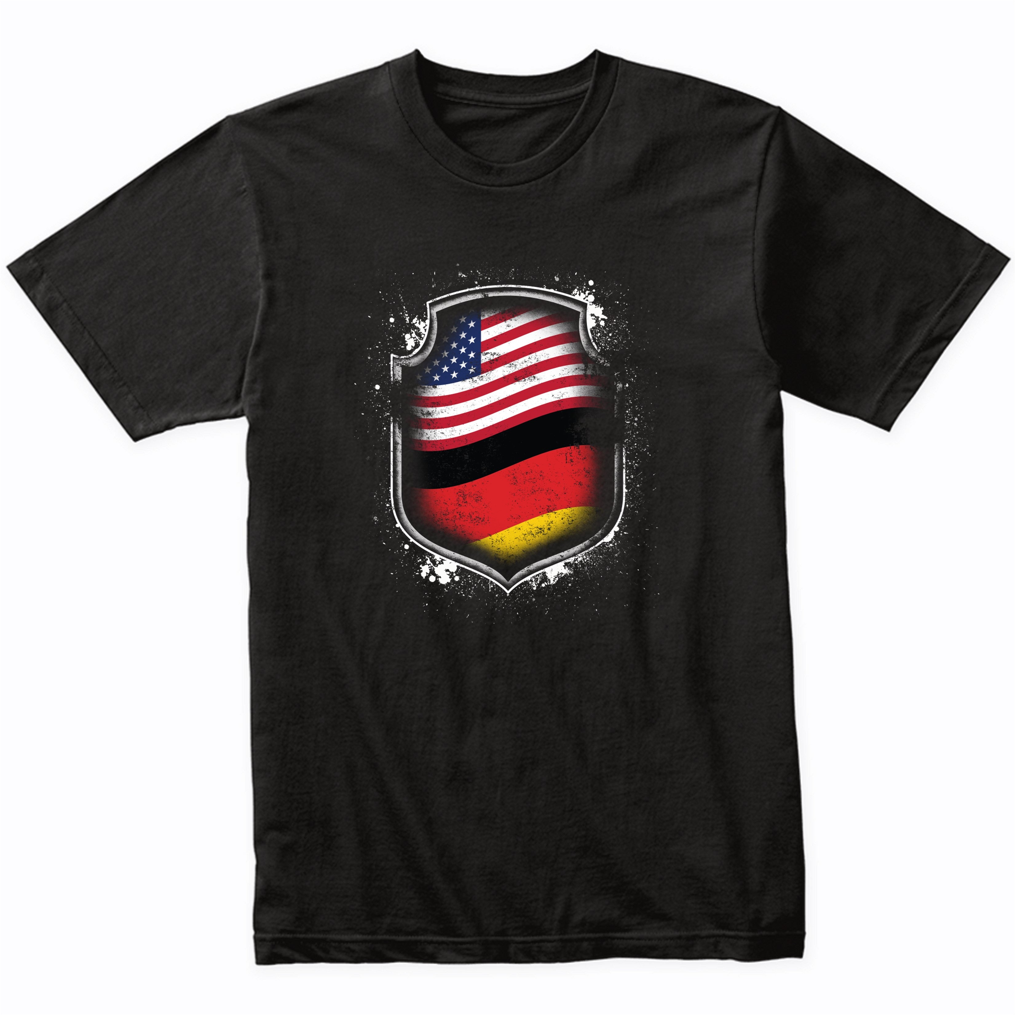 German American Shirt Flags Of Germany and America T-Shirt – Really ...