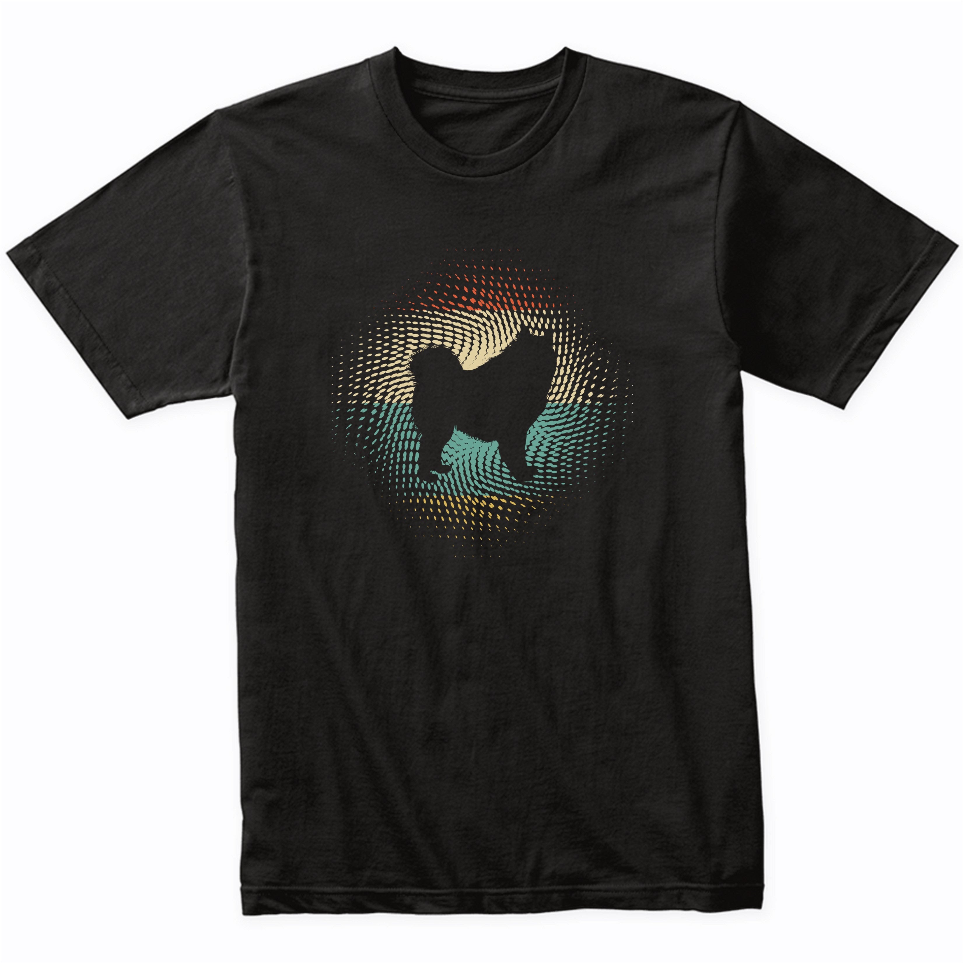 Vintage Retro Samoyed Silhouette Dog Owner T-Shirt – Really Awesome Shirts