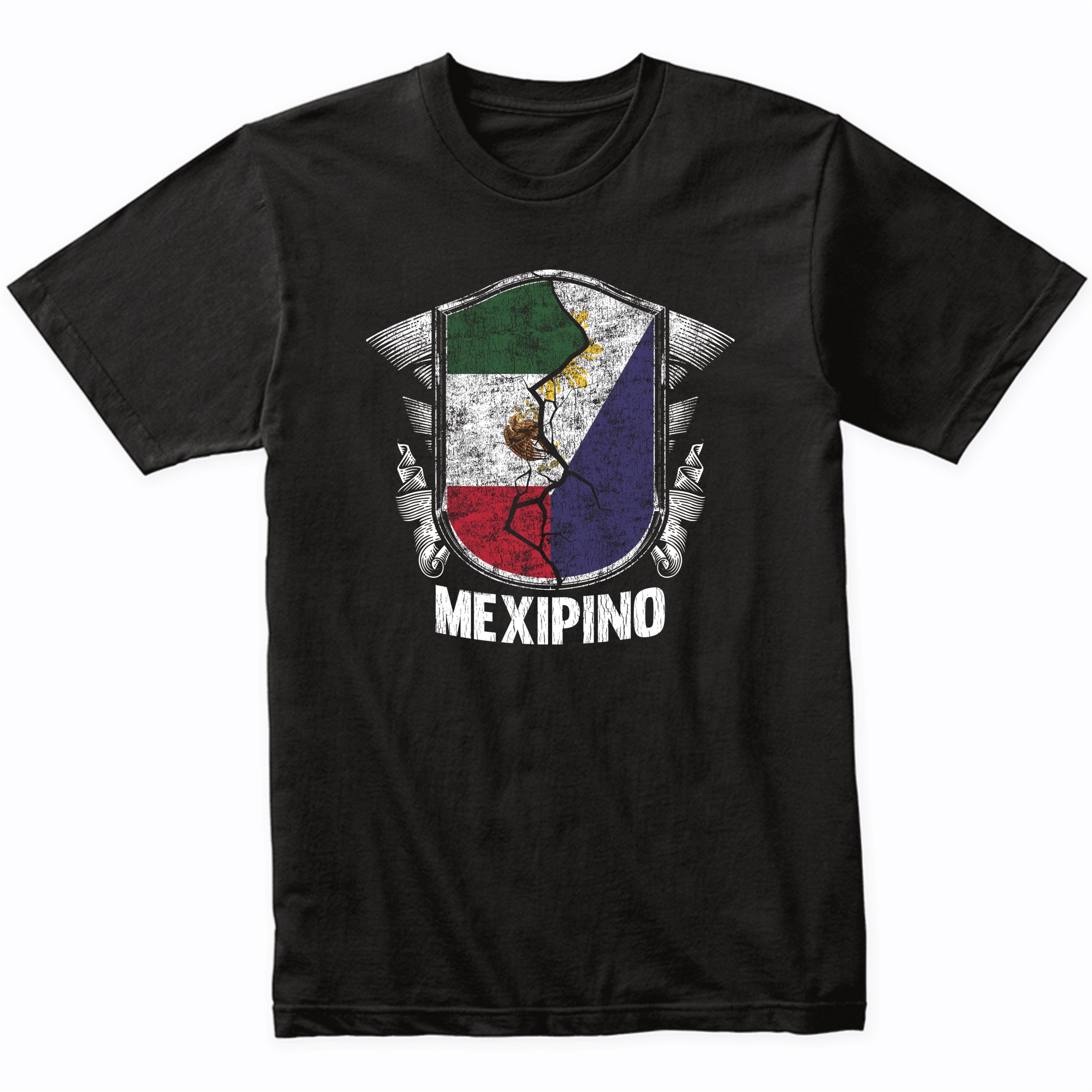 Mexipino Mexico Philippines Flag Half Mexican Half Filipino T-Shirt – Really Awesome Shirts