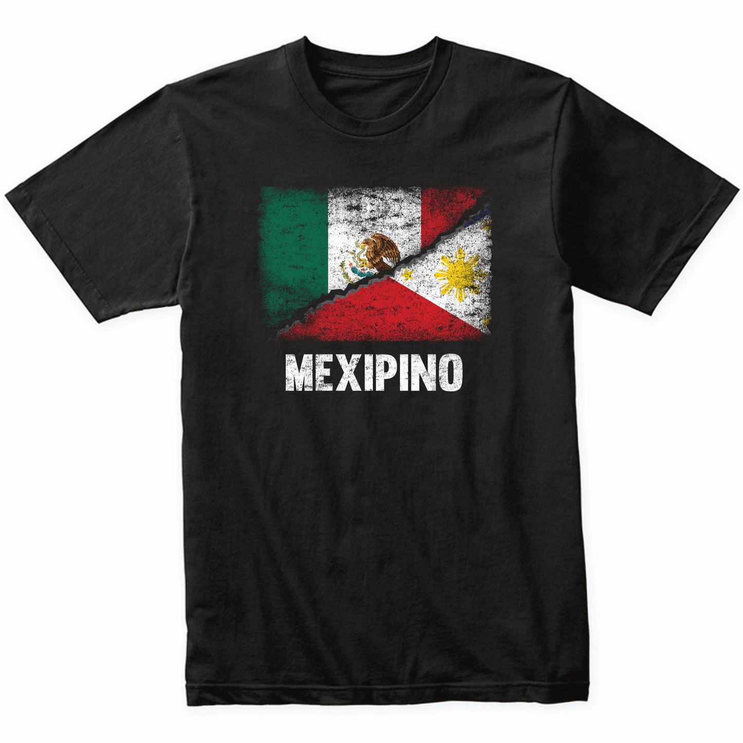 Half Mexican Half Filipino Flag Mexico Philippines Mexipino T-Shirt – Really Awesome Shirts