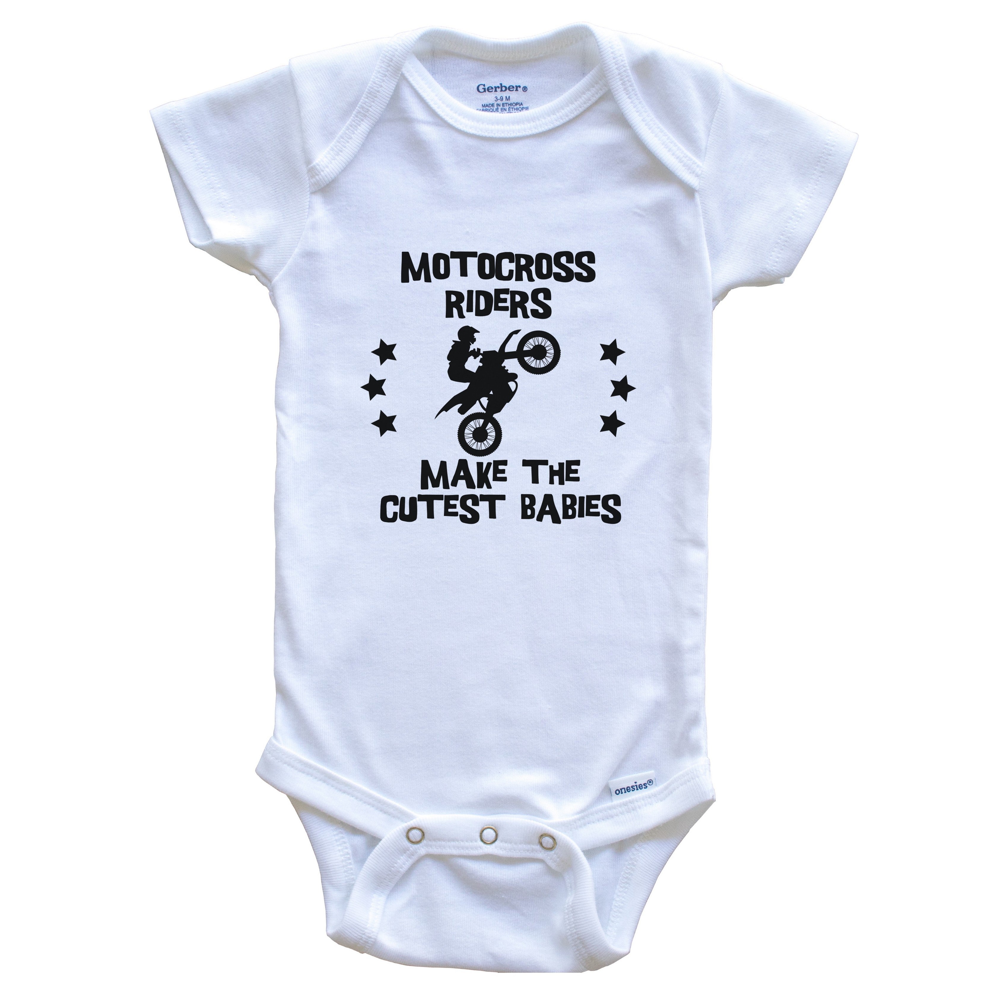 Motocross Riders Make The Cutest Babies Funny Motocross Baby Bodysuit ...