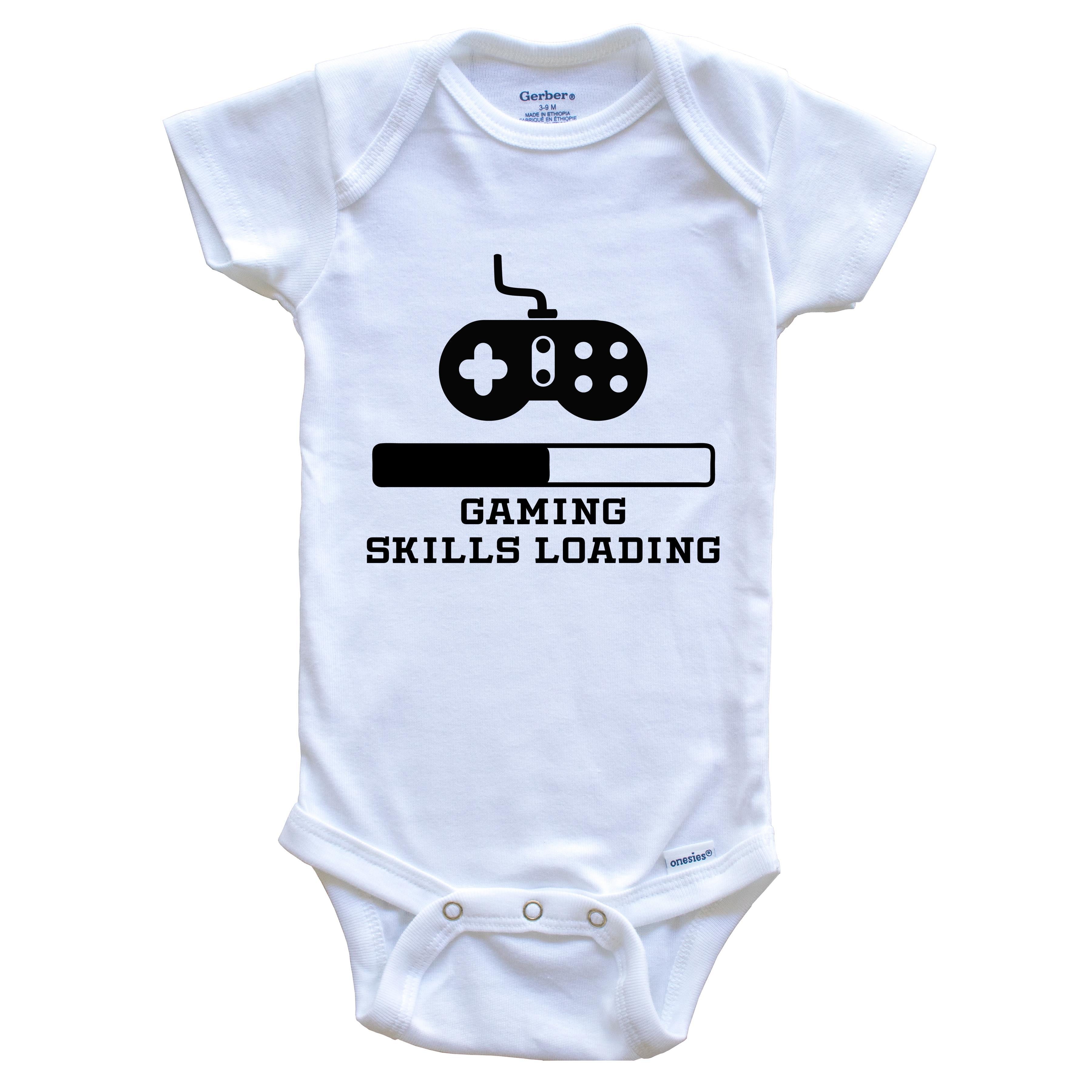 Gaming Skills Loading Funny Video Games Humor Baby Onesie – Really ...