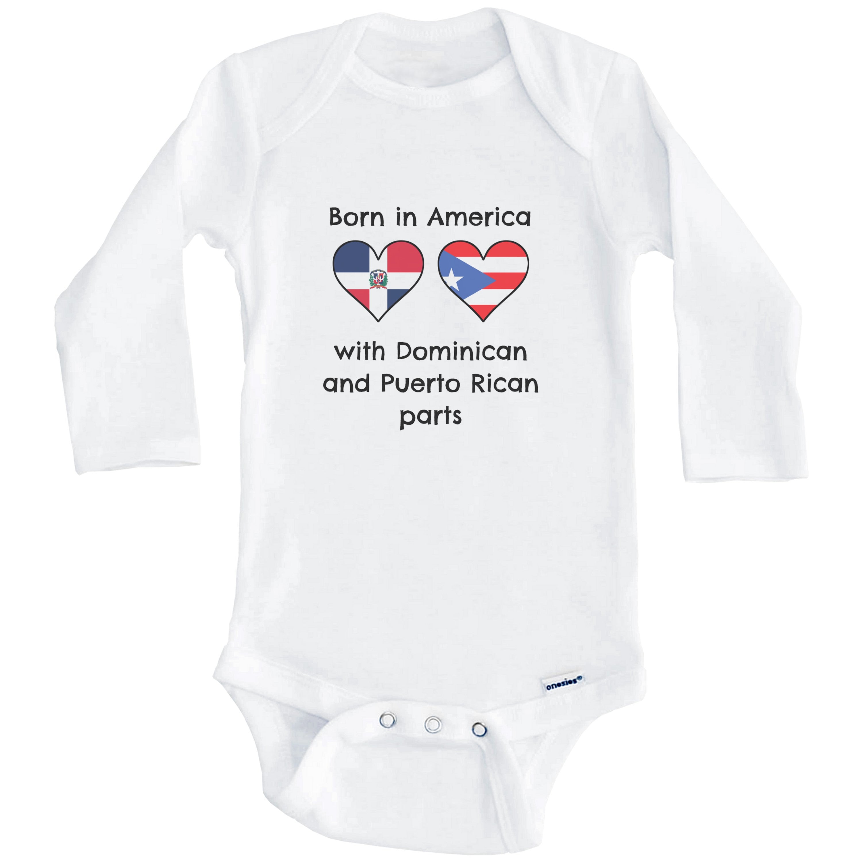 Born In America With Dominican and Puerto Rican Parts Funny Dominican ...