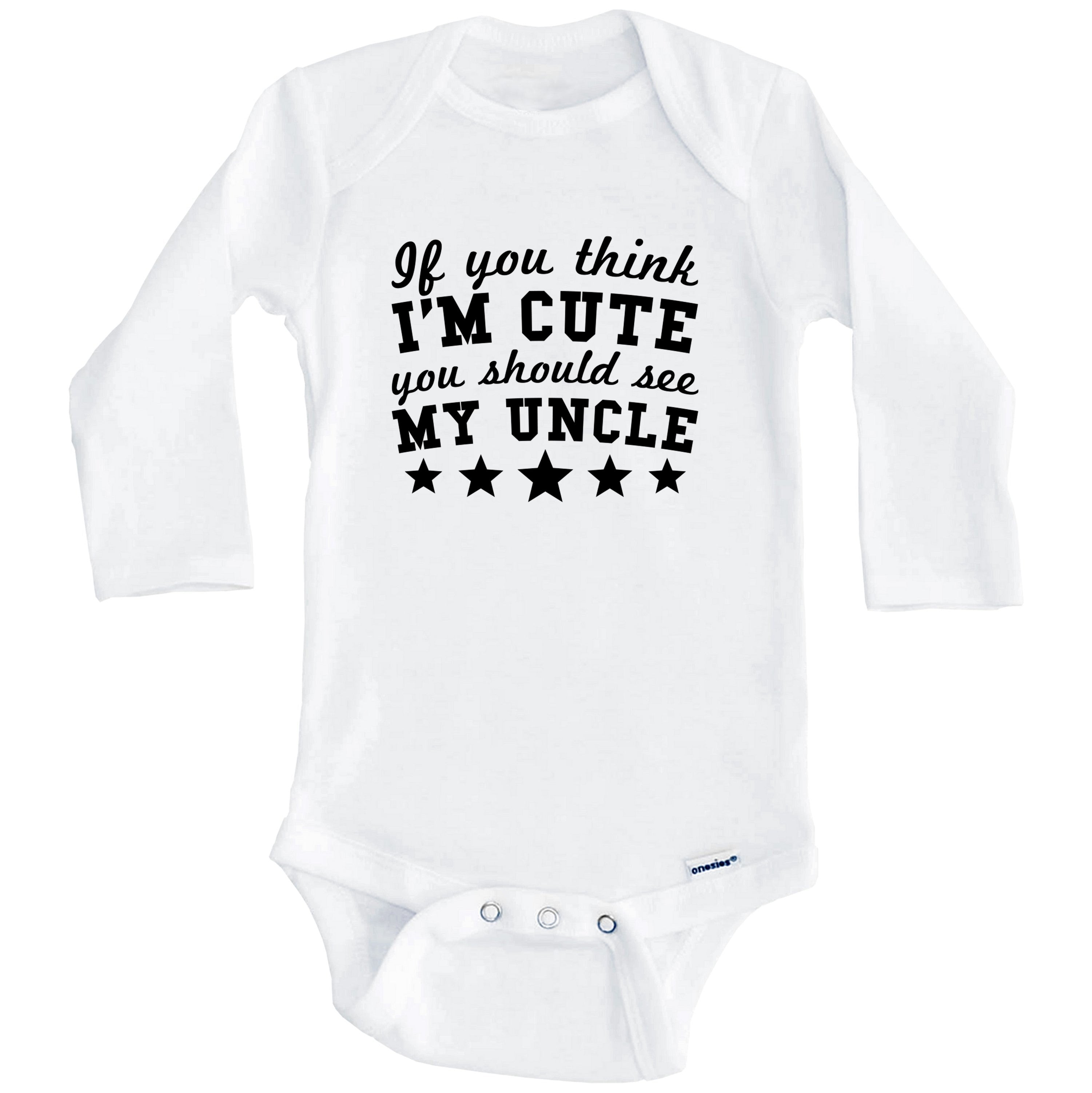 Funny Baby Onesies Uncle
