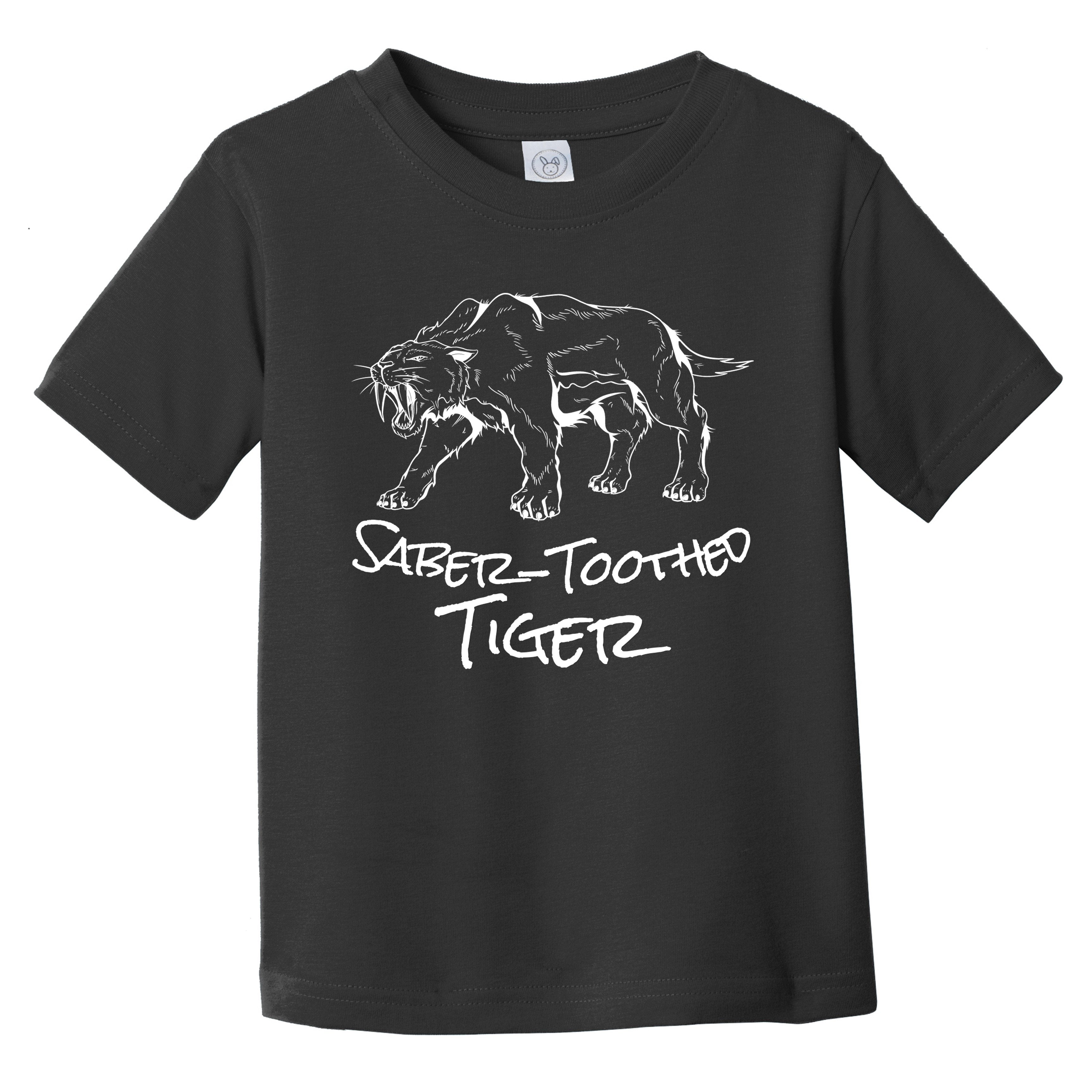 Saber-Toothed Tiger Sketch Cool Prehistoric Animal Smilodon Infant Tod ...