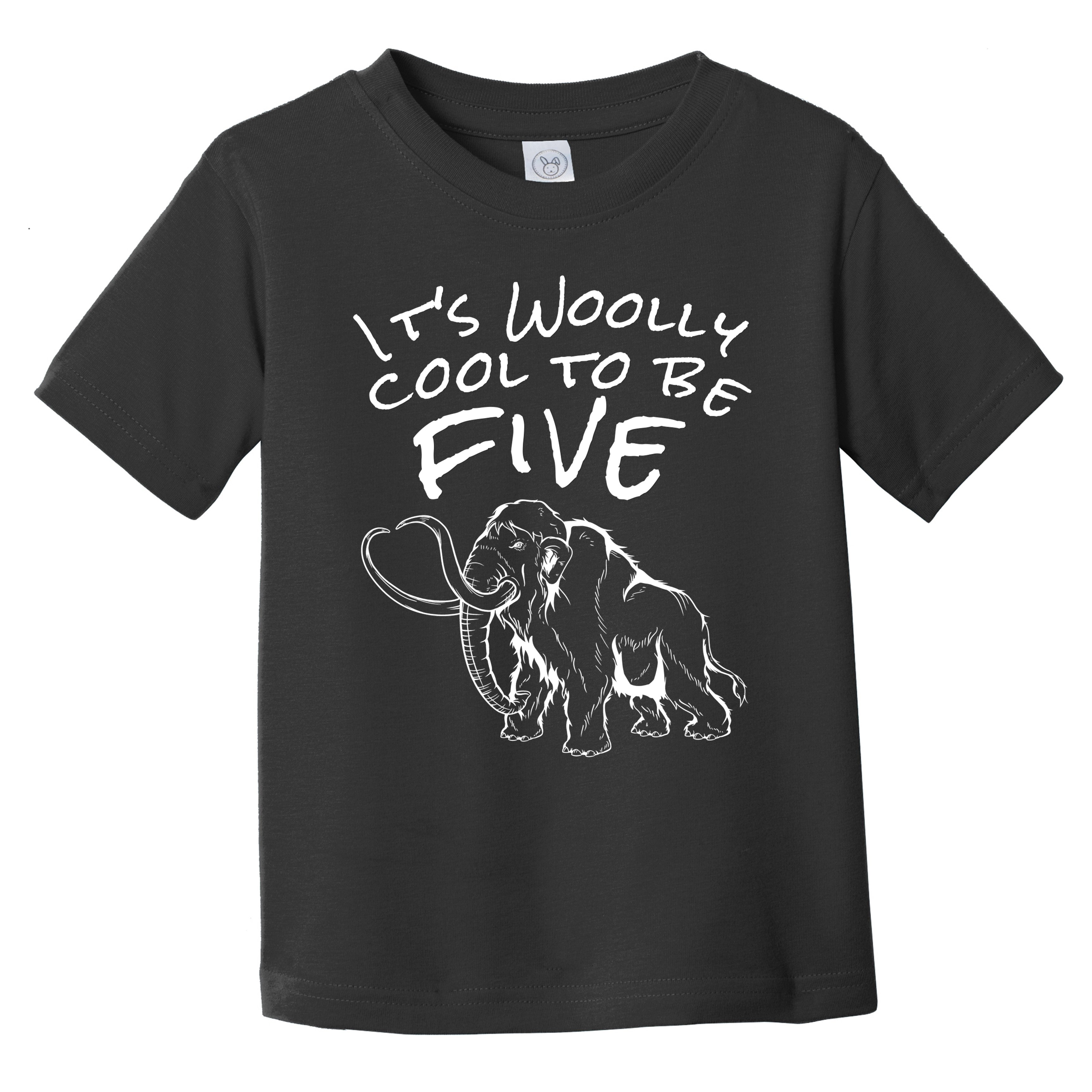 It's Woolly Cool To Be Five Funny Woolly Mammoth 5th Birthday T-Shirt ...